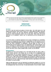 Vacature directeur De Tirrel - de Tirrel